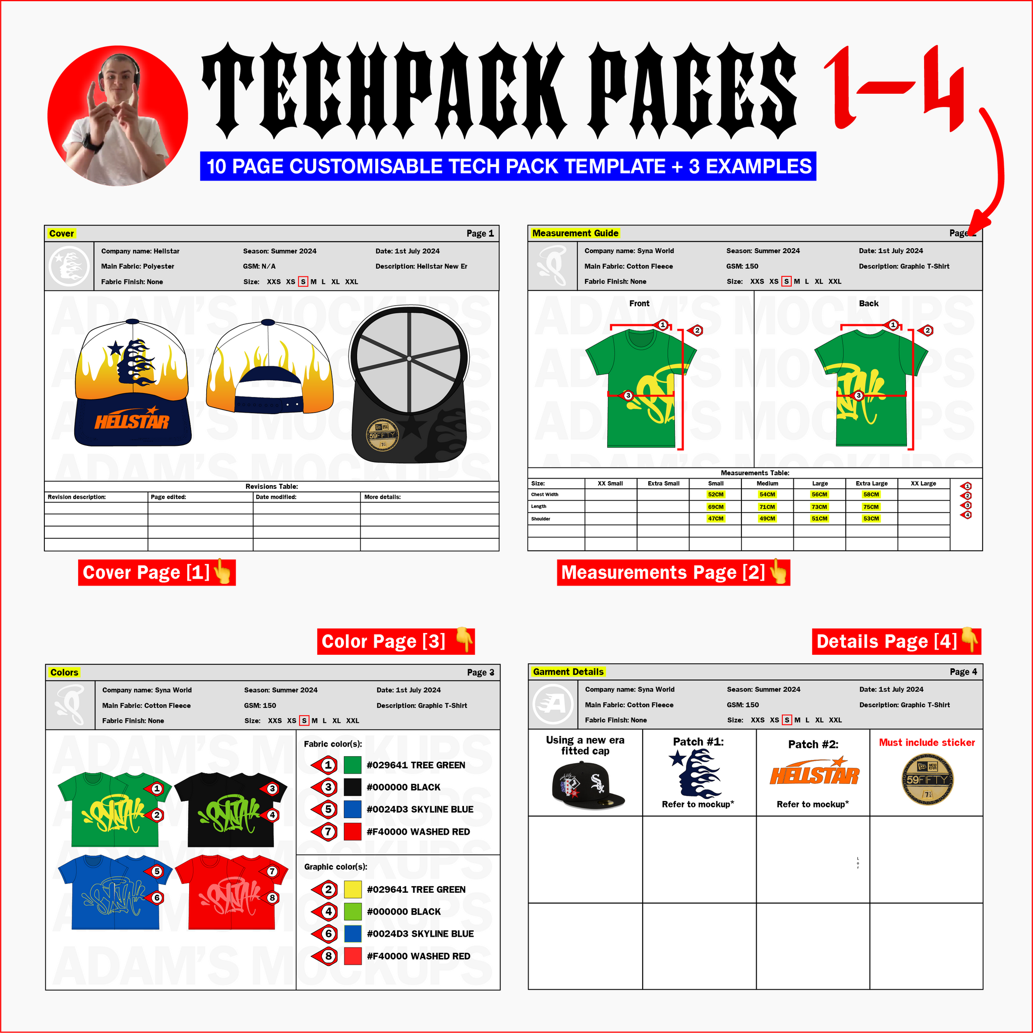 Adam's Ultimate Tech Pack Template - Send Straight to your Manufacturer ...