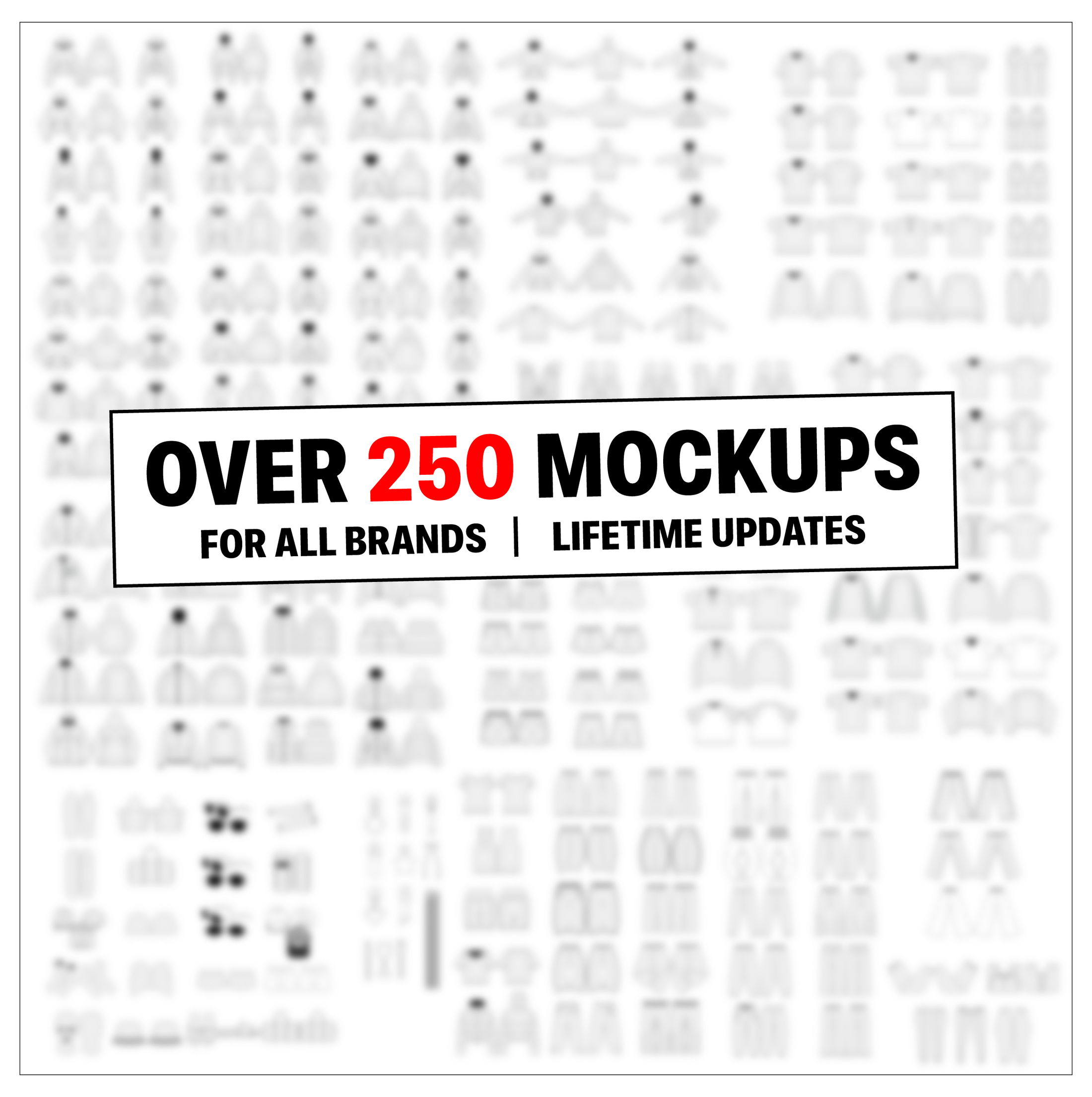 Adam's 250+ Item Clothing Mockup Pack - Start your Clothing Brand Today ...