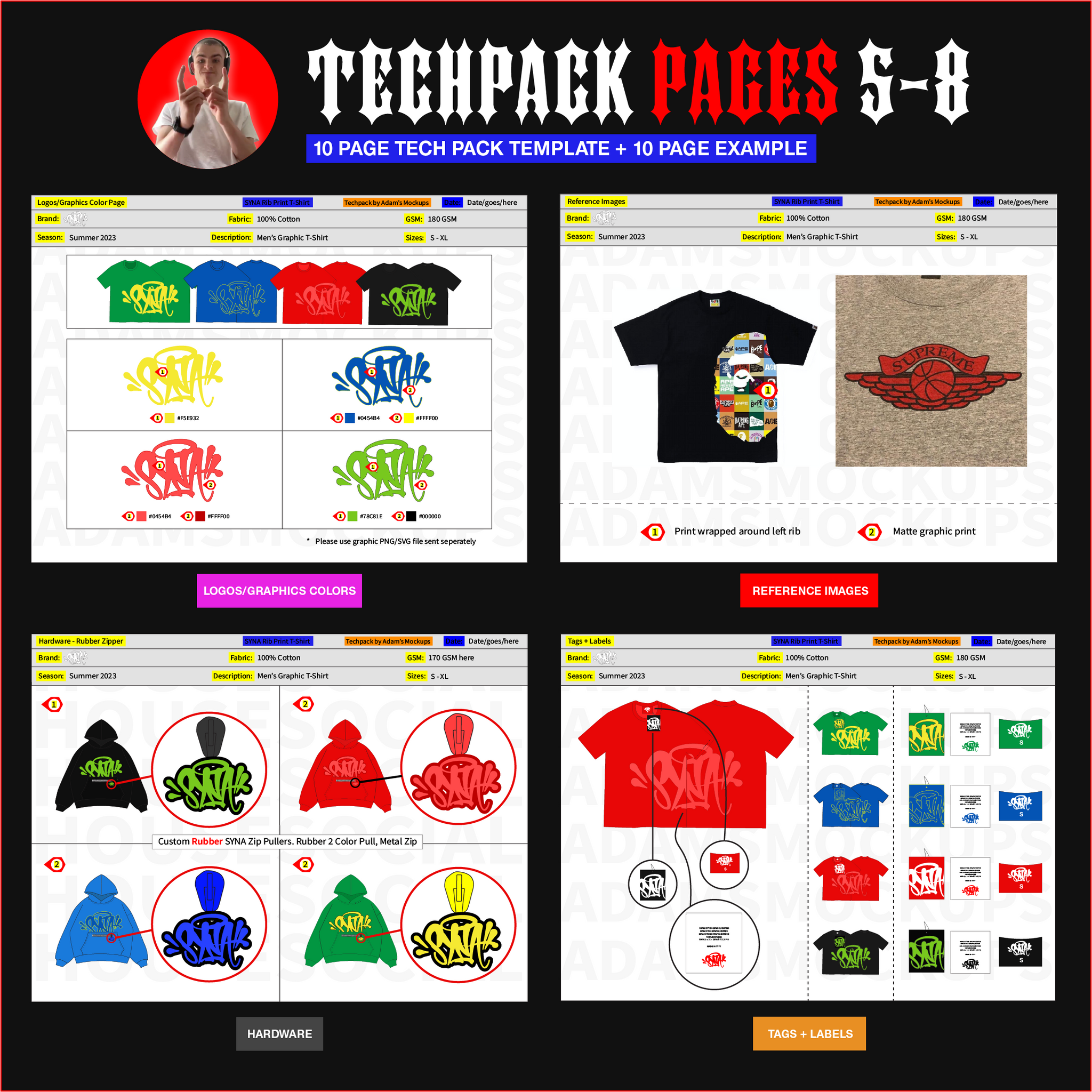 Adam's Ultimate Tech Pack Template - Send Straight to your Manufacturer ...