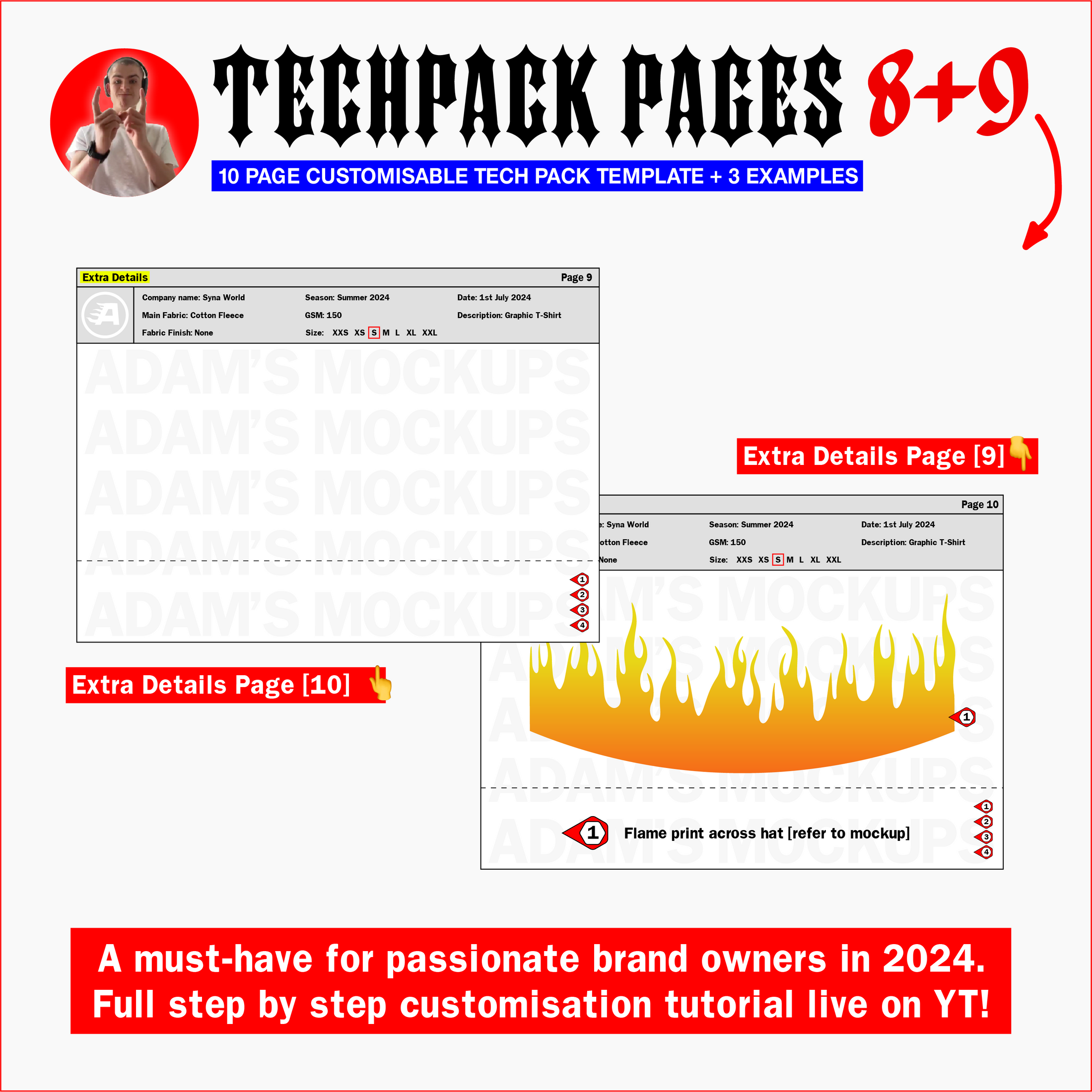 Adam's Ultimate Tech Pack Template - Send Straight to your Manufacturer ...