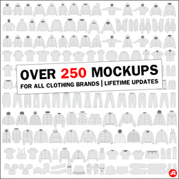 Adam's 250+ Item Clothing Mockup Pack - Start your Clothing Brand Today ...