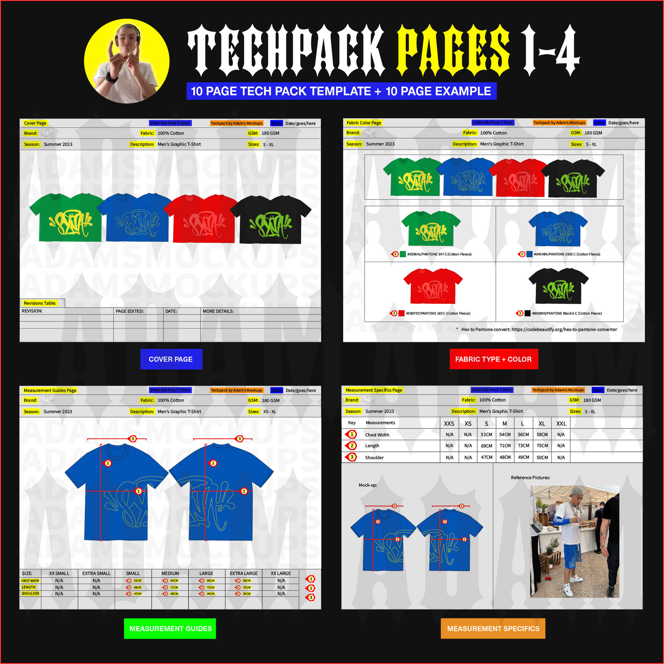 Adam's Ultimate Tech Pack Template - Send Straight to your Manufacturer ...