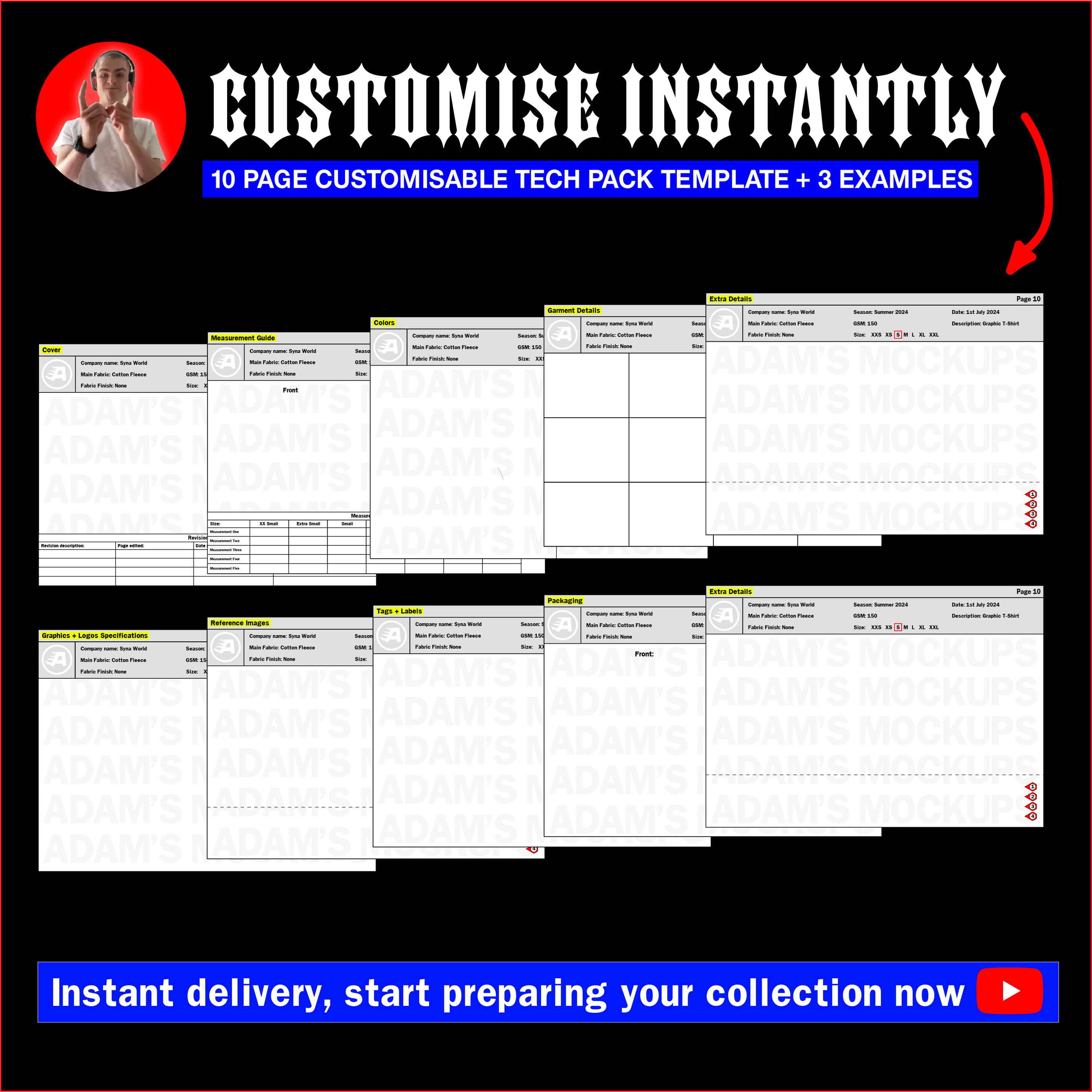 Adam's Ultimate Tech Pack Template - Send Straight to your Manufacturer ...